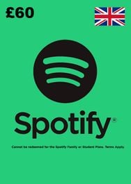 Buy Spotify Gift Card - 60 GBP (UK) CD Key | Loaded
