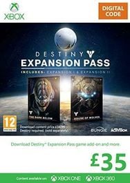 Xbox Live 35 GBP Gift Card: Destiny Expansion Pass | Xbox One/Xbox 360 ...