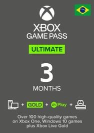 3 Month Xbox Game Pass Ultimate (Brazil) | Xbox One/Xbox Series X|S/PC ...