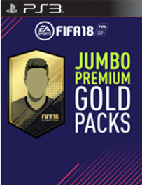 Compra tu CD Key de FIFA 18 PS3 - 5 Jumbo Premium Gold Packs DLC | Loaded