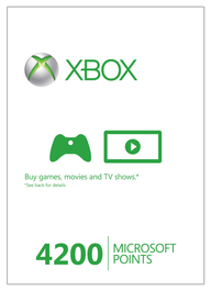 Compra tu CD Key de Xbox Live 4200 Microsoft Points (Xbox 360) | Loaded