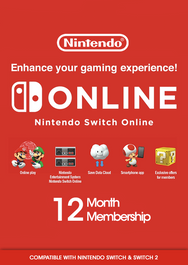 Buy Nintendo Switch Online 12 Months Membership Switch & Switch 2 ...