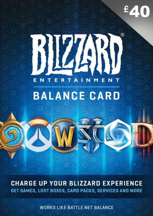 Compra tu CD Key de Battlenet 40 GBP Gift Card | Loaded