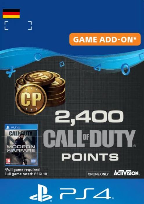 Call of Duty Modern Warfare - 2400 Points PS4 (Germany) | PS4 | CDKeys