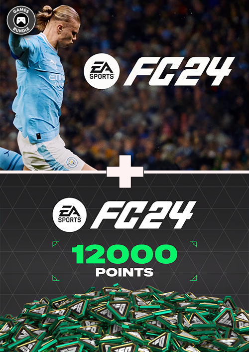 EA Sports FC 24 + FC 24 12000 FC Points Bundle | PC | CDKeys