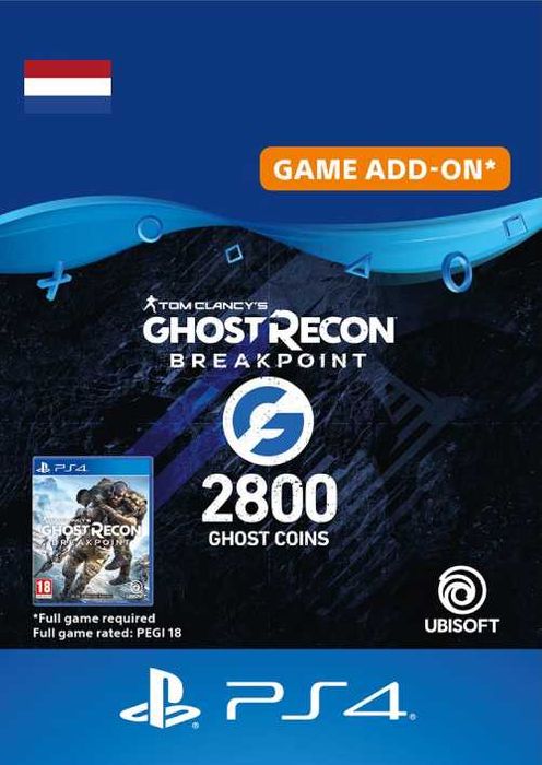 Ghost Recon Breakpoint - 2800 Ghost Coins (Netherlands) | PS4 | CDKeys