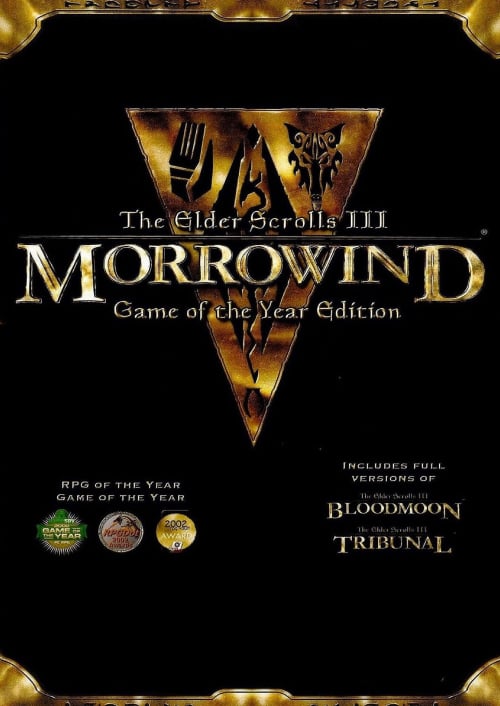 morrowind box cover